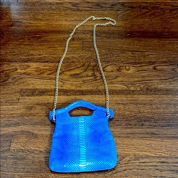 Foley + Corinna | Bags | Foley Corinna Leather Mini Crossbody Bag Blue ...